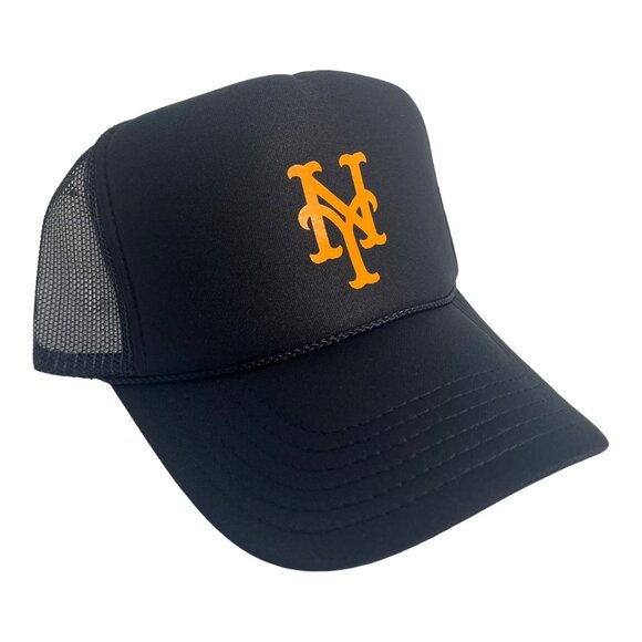 OTTO | Accessories | New Vintage Style New York Mets Ny Black Trucker ...